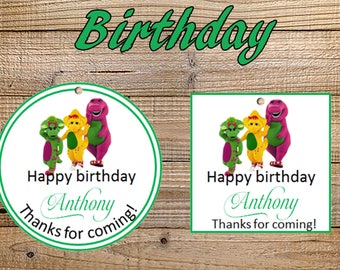 Barney stickers | Etsy