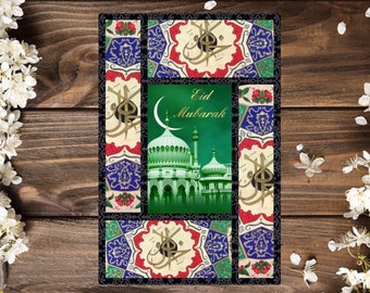 Printable Eid Card Eid mubarak card DIY Eid Card Islamic