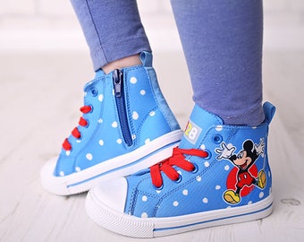 Mickey mouse shoes | Etsy