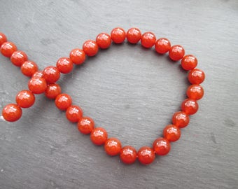 Rust and Orange Flowers Pincushion