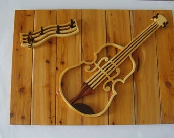 Buffalo Skull Intarsia wood Pattern