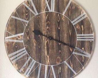 Farmhouse clock | Etsy