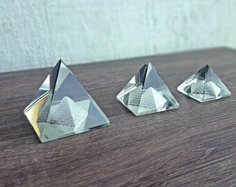 Glass pyramid | Etsy