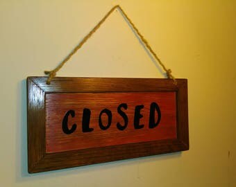 Kitchen closed sign | Etsy
