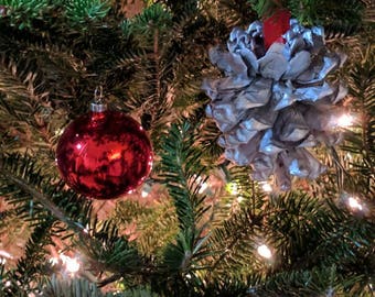 Pine cone ornaments | Etsy
