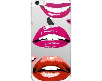 Lips iphone case | Etsy