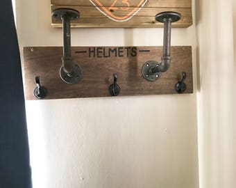 Helmet rack | Etsy