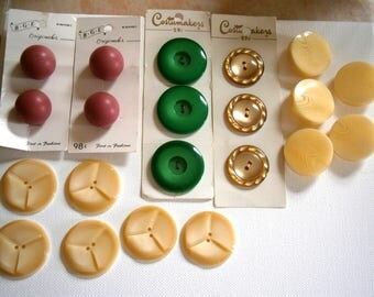 Retro buttons | Etsy