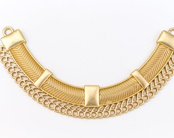 Gold loop necklace | Etsy