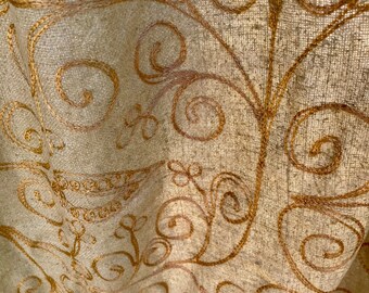 Brocade curtains | Etsy