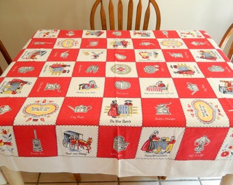 Dutch tablecloth | Etsy