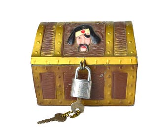 Treasure chest bank | Etsy
