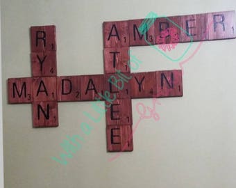 Scrabble blocks | Etsy