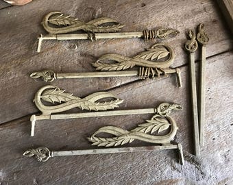 Antique curtain rods | Etsy