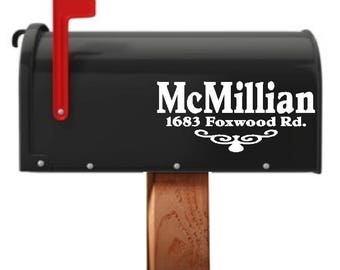 Two Mailbox decals Vinyl Wall Art
