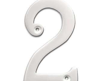 Small metal numbers | Etsy