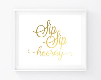 Sip sip hooray | Etsy