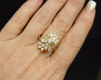 Waterfall ring | Etsy