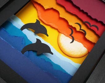 Beach diorama | Etsy