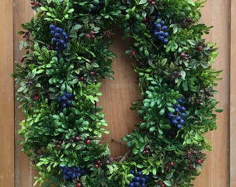 Oval wreath | Etsy