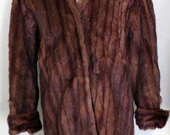 Vintage fur coat | Etsy