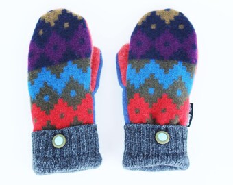 Fleece lined mittens | Etsy