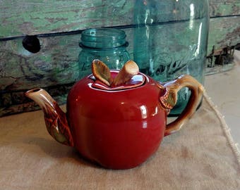 Apple teapot | Etsy