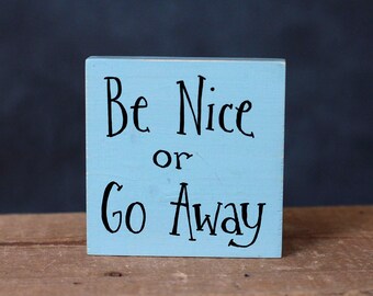 Go away sign | Etsy