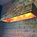 Small LED Log Light Table Lamp Desk Light Real Wooden Log