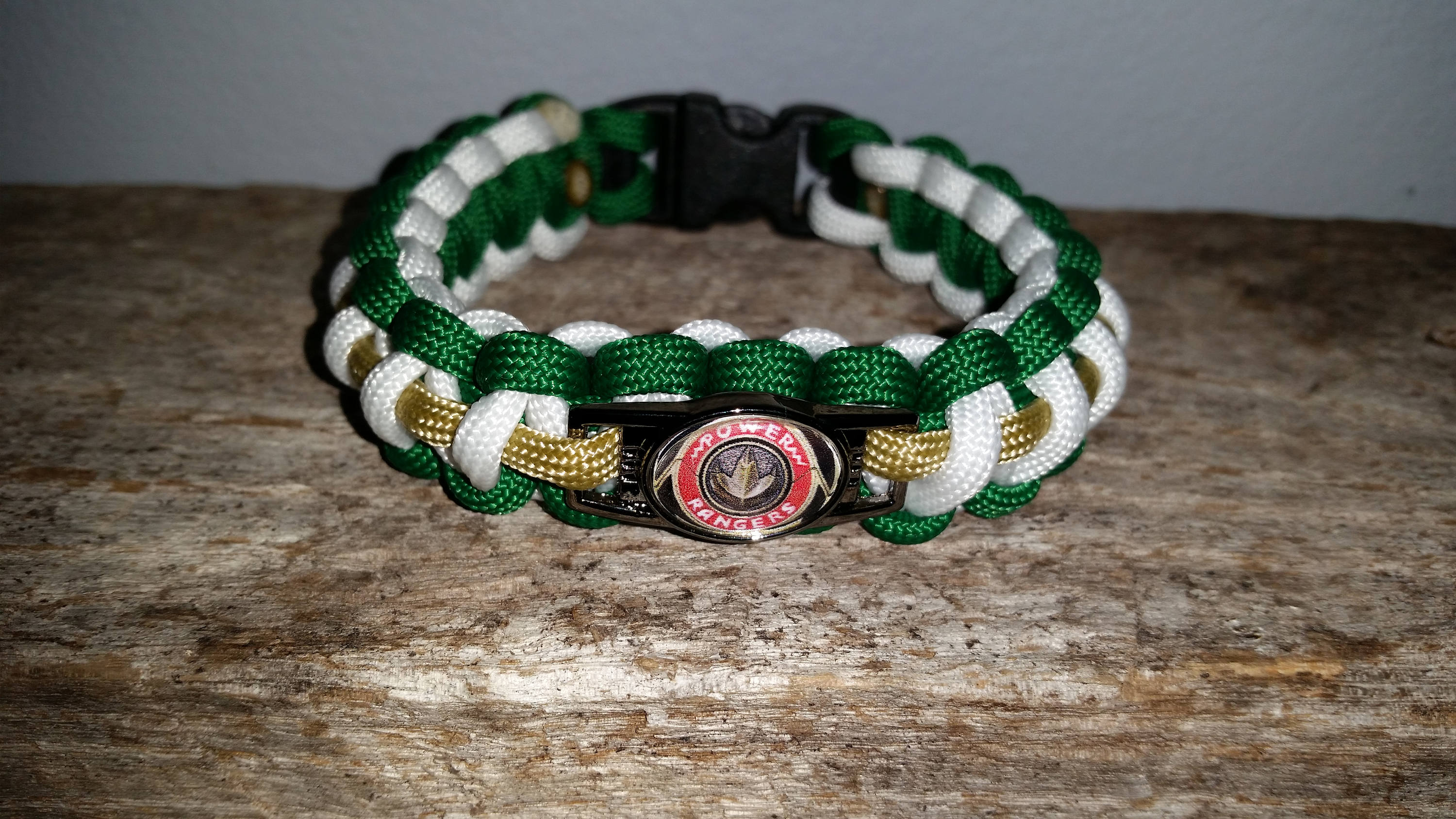 1 - Mighty Morphin Power Ranger 550 paracord bracelet MMPR