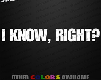 I know right | Etsy