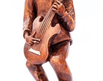 Guitar statue | Etsy
