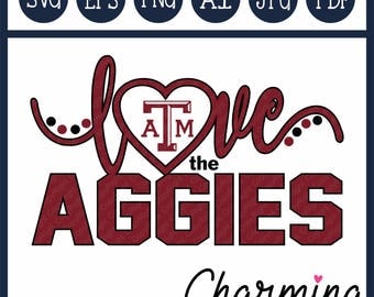 Texas aggies svg | Etsy