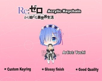 Anime keychain | Etsy