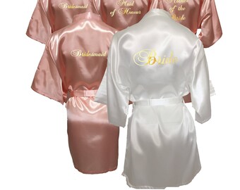 Rose gold robe | Etsy