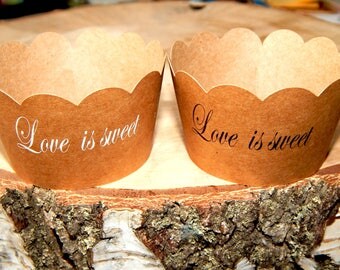 Cupcake liner custom | Etsy