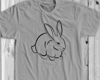 Rabbit shirt | Etsy