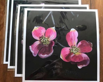 Dogwood paintings | Etsy