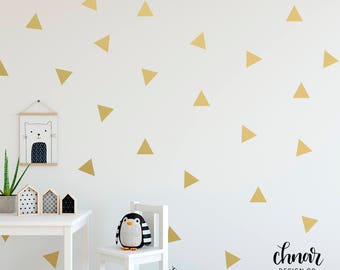 Geometric wall decal | Etsy