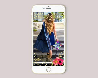 Snapchat filter graduation | Etsy