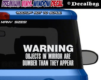 Rude car decal | Etsy