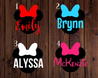 Minnie mouse labels | Etsy