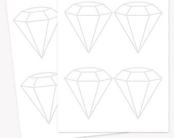 Diamond template | Etsy