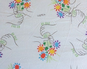 Picasso fabric | Etsy