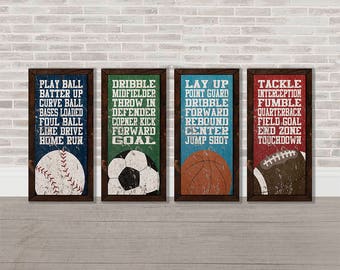 Sports canvas | Etsy