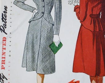 Peplum jacket | Etsy