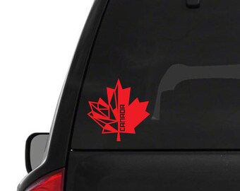 Maple leaf decal | Etsy