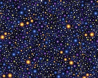 Night sky fabric | Etsy