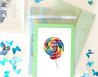 Lollipop card | Etsy