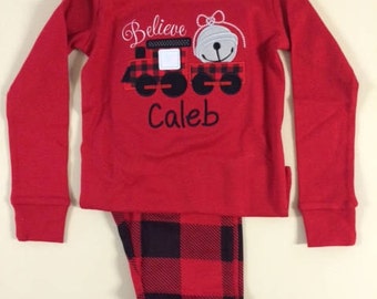 Polar express pajamas | Etsy